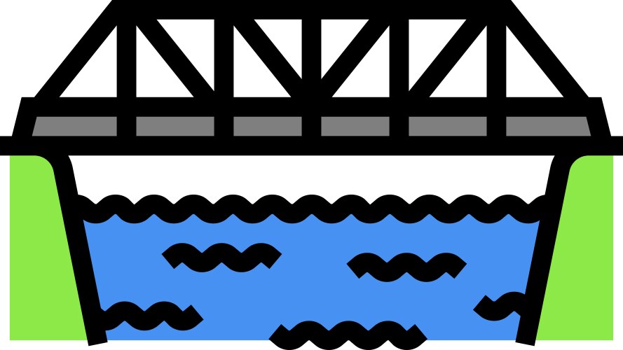 Truss bridge Vector Images & Graphics for Commercial Use | VectorStock