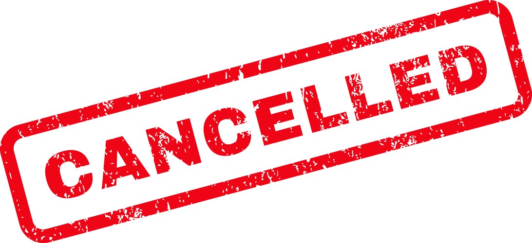 Cancelled stamp Royalty Free Vector Image - VectorStock