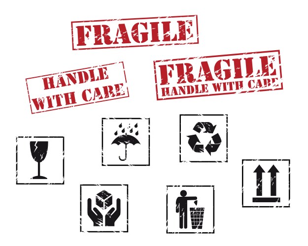 Fragile Sign Vector Images (over 30,000)