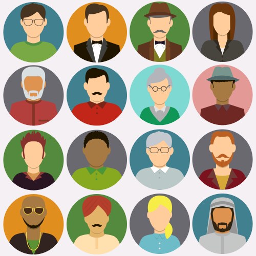 Old People Avatar Vector Images (over 9,800)