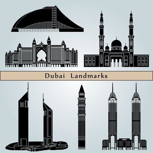 Dubai Monument Vector Images (over 700)