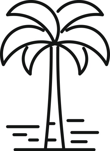Palm Tree Outline Vector Images (over 14,000)