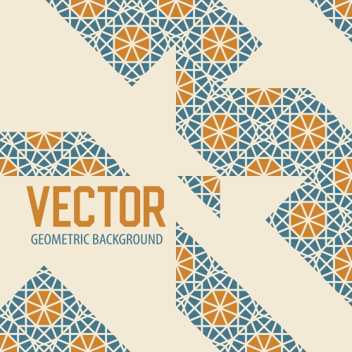 Geometric Patchwork Tile Pattern Royalty Free Vector Image