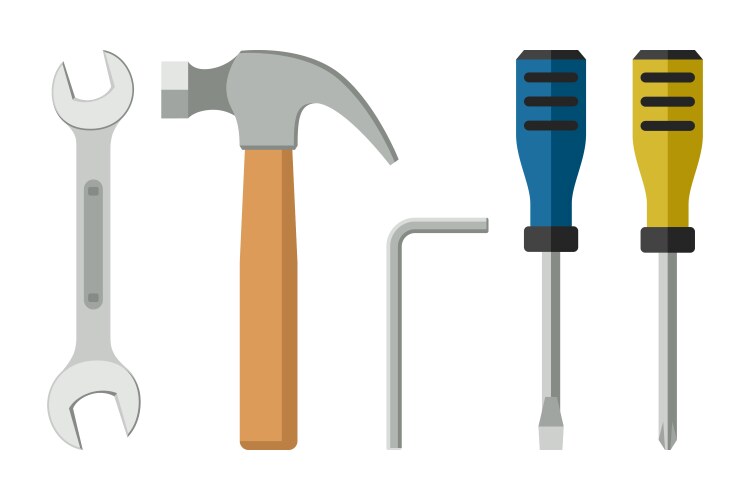 Power electric tools Royalty Free Vector Image