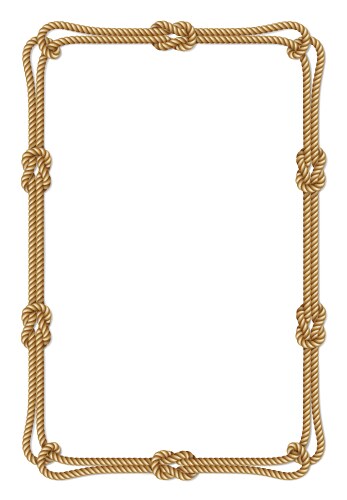 Rope design elements Royalty Free Vector Image