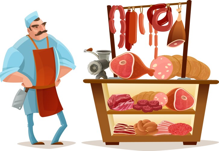 Butcher Cartoon Vector Images (over 6,300)