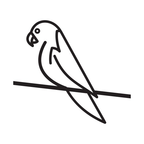 Parrot Outline Vector Images (over 5,000)