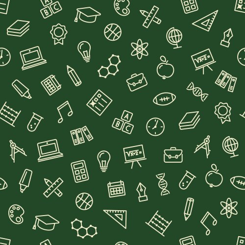 Seamless school background Royalty Free Vector Image