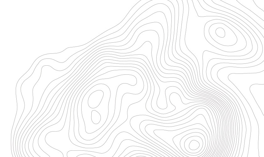 Topographic map sketch hand drawn landscape Vector Image