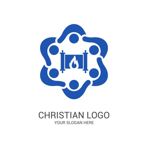 Hand drawn jesus christ lettering text on white Vector Image
