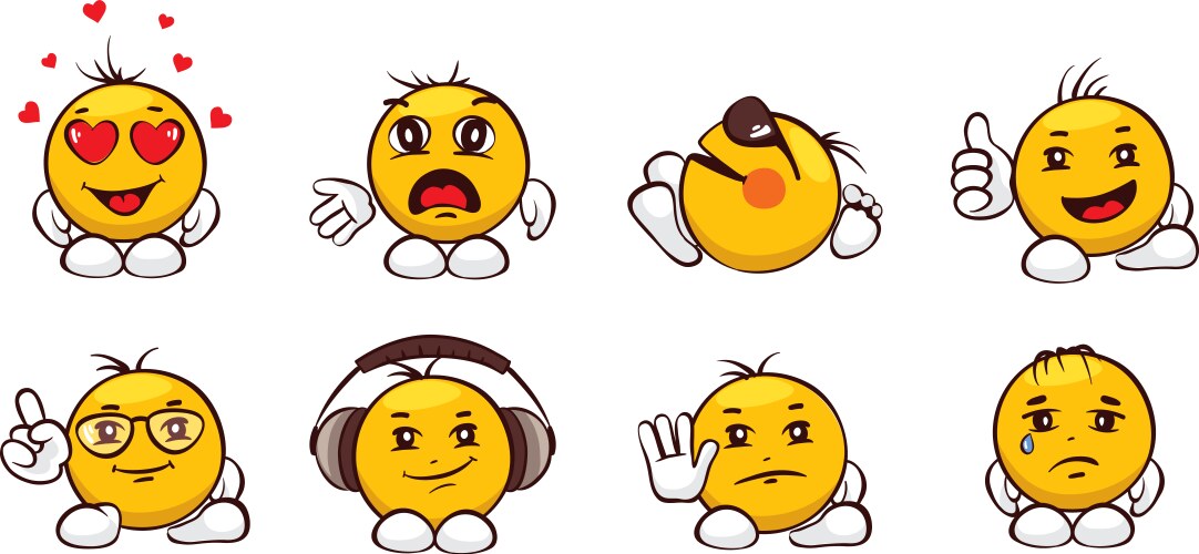 Busy Emoji Vector Images (over 12,000)