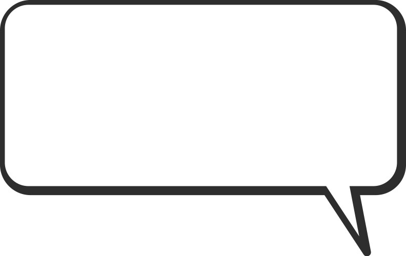 Color oval chat bubble art text message Royalty Free Vector