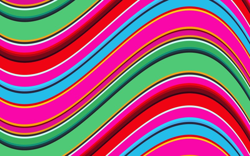 Mexican blanket stripes seamless pattern Vector Image