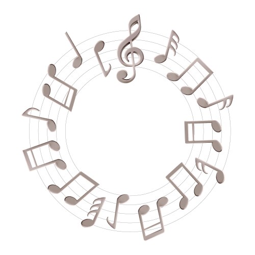 Circle Music Staff Vector Images (over 130)