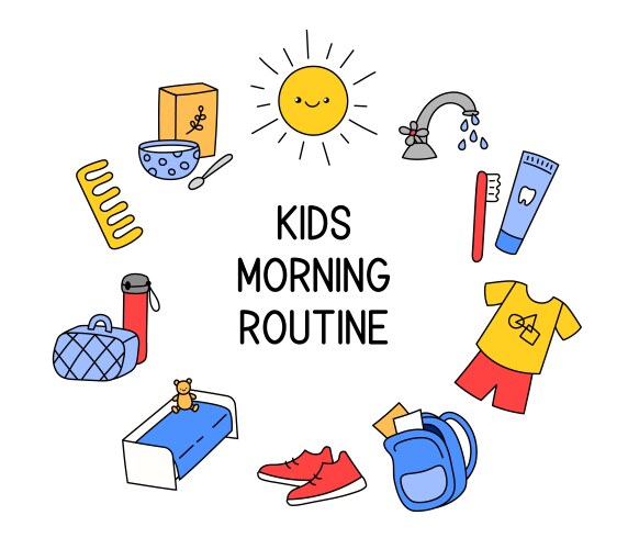 Student Daily Routine Vector Images (over 660)