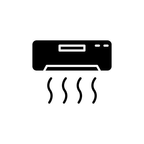 Air conditioner icon Royalty Free Vector Image