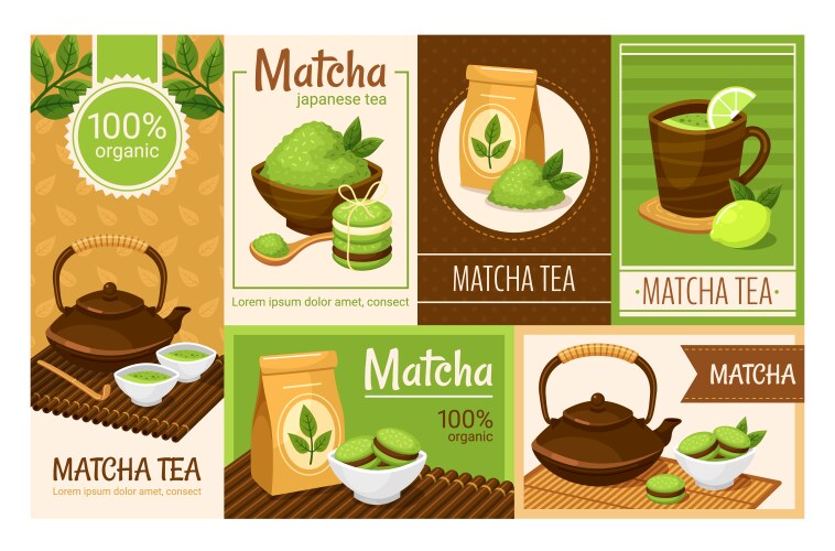 Matcha Green Tea Vector Images (over 3,000)