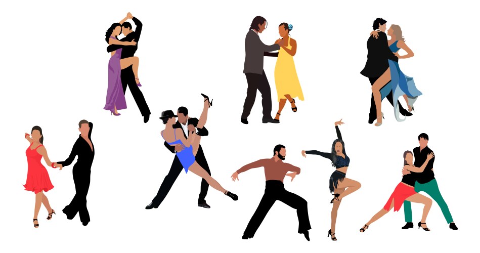 Salsa Dance Vector Images (over 3,200)