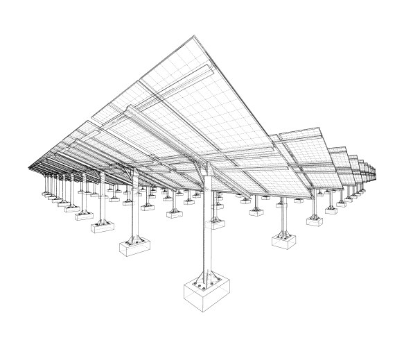Solar panel one line silhouette doodle outline Vector Image