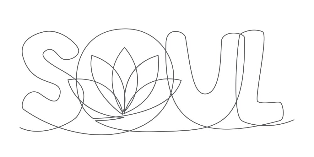 Yoga one line drawing isolated on white background