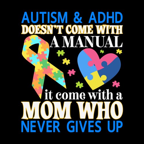 Neurodiversity autism acceptance creative Vector Image