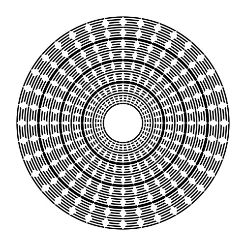 Circle pattern Royalty Free Vector Image - VectorStock