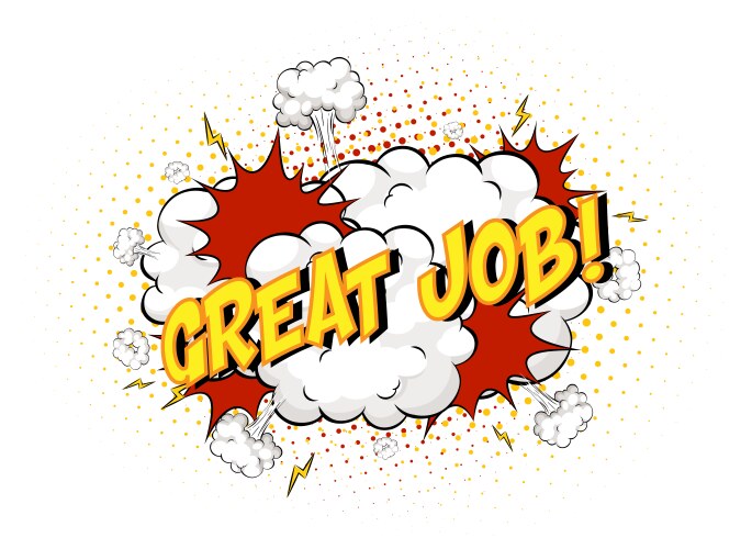 Bang pop art comic explosion sign template Vector Image