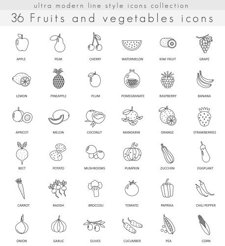 Fruits Outline Vector Images (over 110,000)