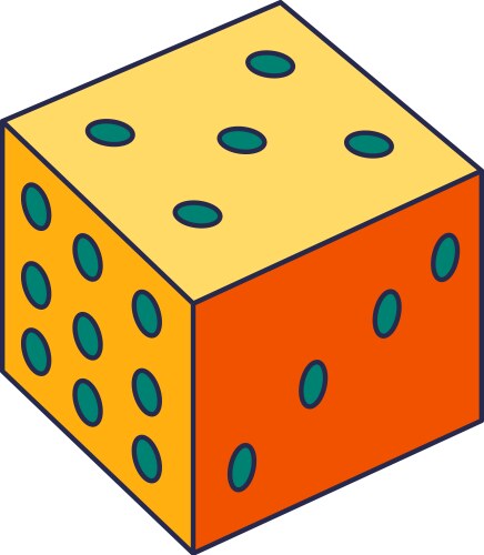 Cartoon Dice Rolling Vector Images (over 460)