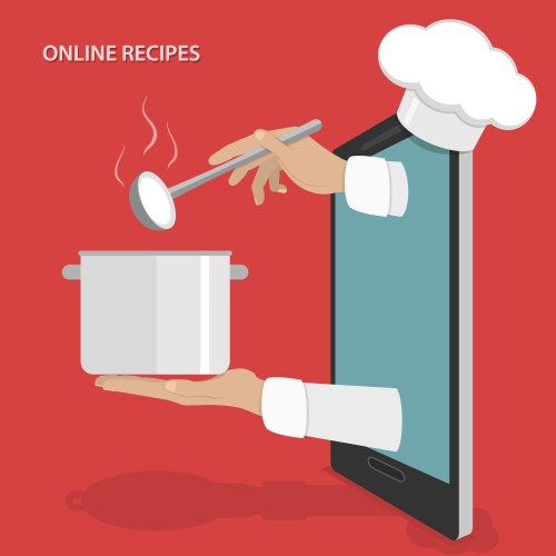 Recipes icon 2 Royalty Free Vector Image - VectorStock