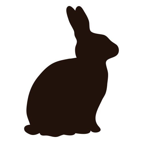 Easter Bunny Back Silhouette Vector Images (over 110)
