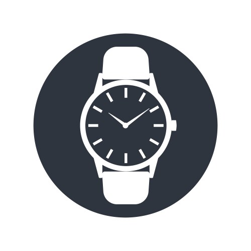 Wrist mechanical watch Royalty Free Vector Image