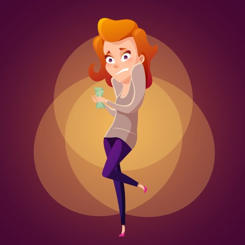 Scared Woman Vector Images (over 6,000)