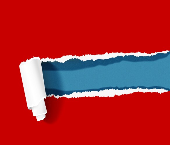 Torn paper number background Royalty Free Vector Image