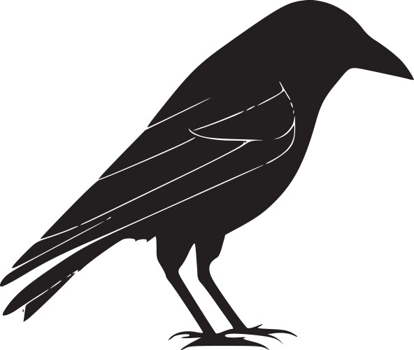 Crow Outline Vector Images (over 3,900)