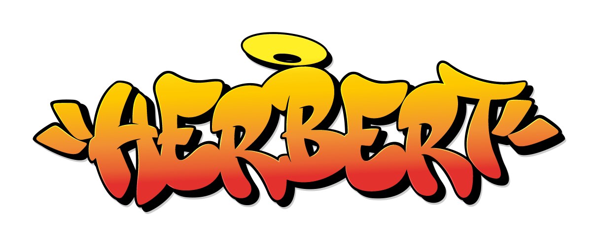 Alexander name in graffiti style Royalty Free Vector Image