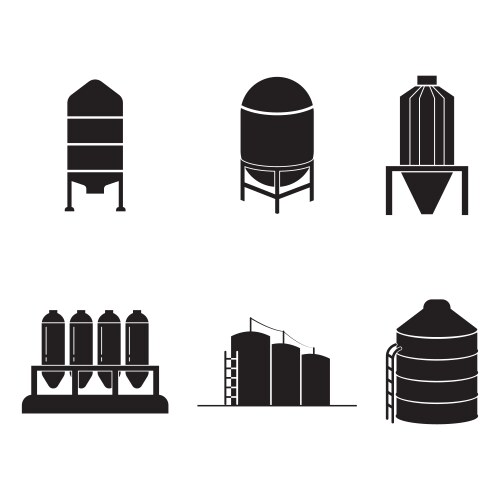 Silo Tank Vector Images (over 460)