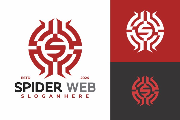 Spider web logo Vector Images & Graphics for Commercial Use | VectorStock