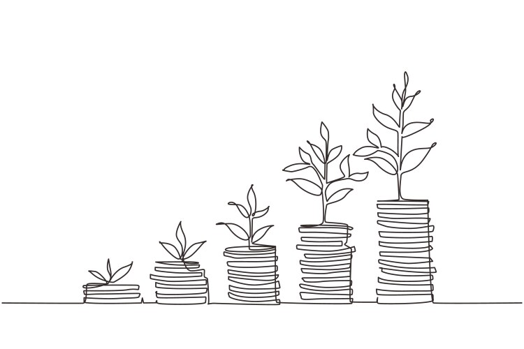 Coins Line Drawing Vector Images (over 4,900)