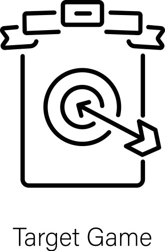 Business target Royalty Free Vector Image - VectorStock