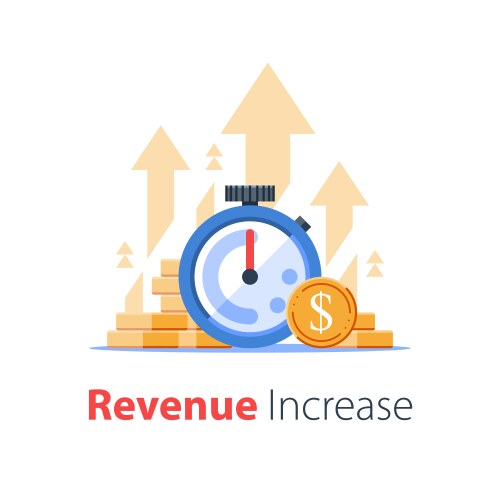 Time is money Royalty Free Vector Image - VectorStock