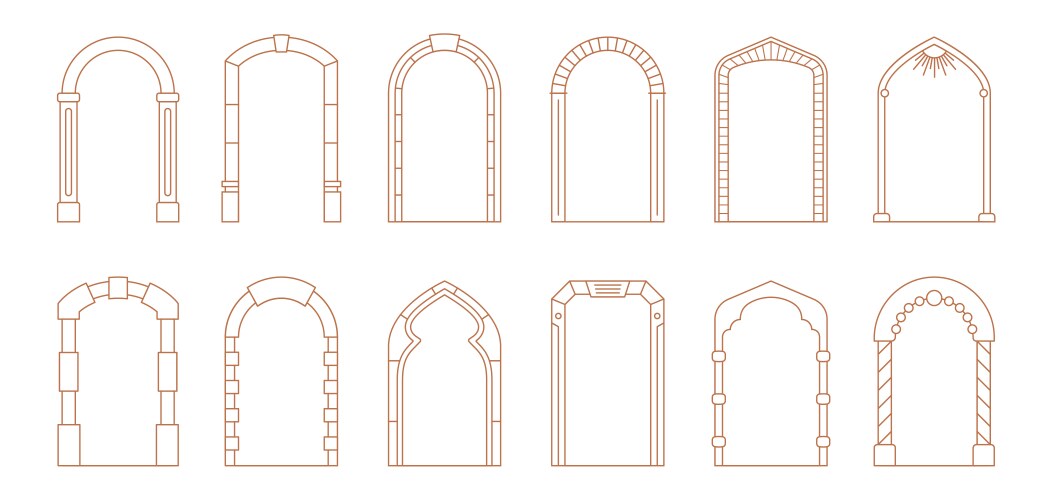 Arch Doorway Vector Images (over 3,100)