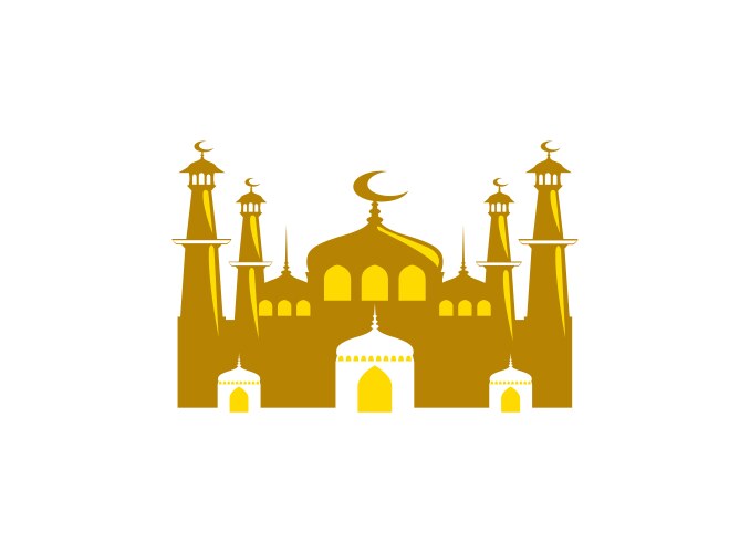 Mosque logo Royalty Free Vector Image - VectorStock