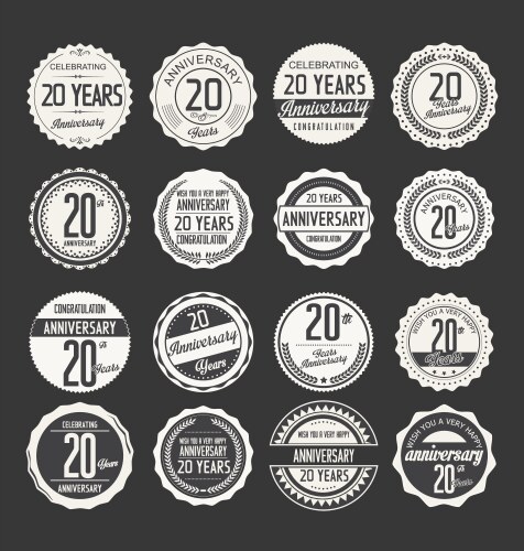 Retro labels Royalty Free Vector Image - VectorStock