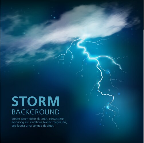Lightning Royalty Free Vector Image - VectorStock