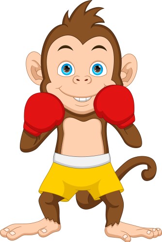 Funny monkey Royalty Free Vector Image - VectorStock