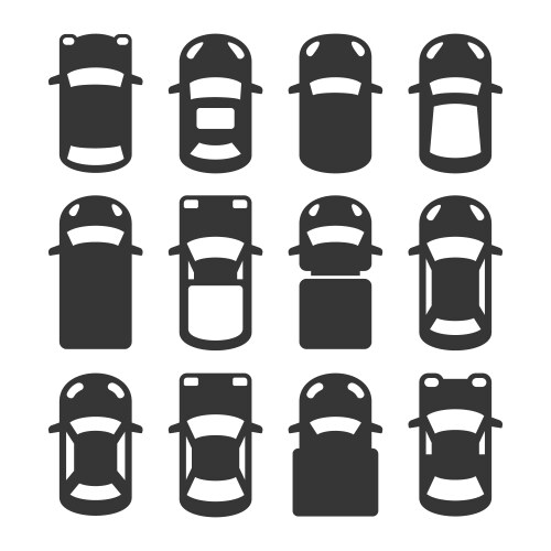 Car Top View Vector Images (over 7,700)