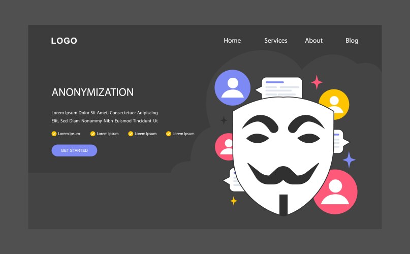 Fileless malware web banner or landing page virus Vector Image