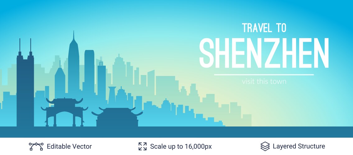 Shenzhen China Vector Images (over 290)