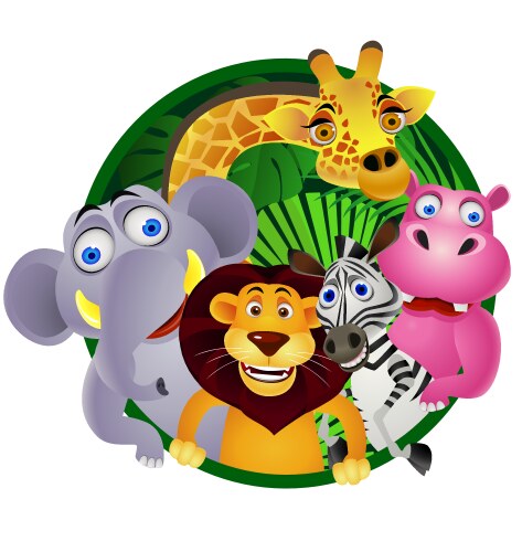 Animal cartoon Royalty Free Vector Image - VectorStock